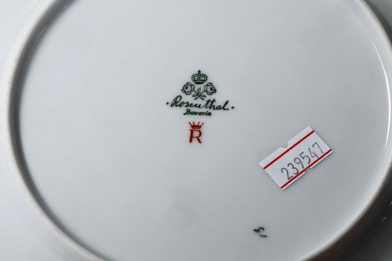 Servizio da tavola Germania, Manifattura Rosenthal, 1931 - Asta Arredo ... Servizio da tavola Germania, Manifattura Rosenthal, 1931 - Asta Arredo ...