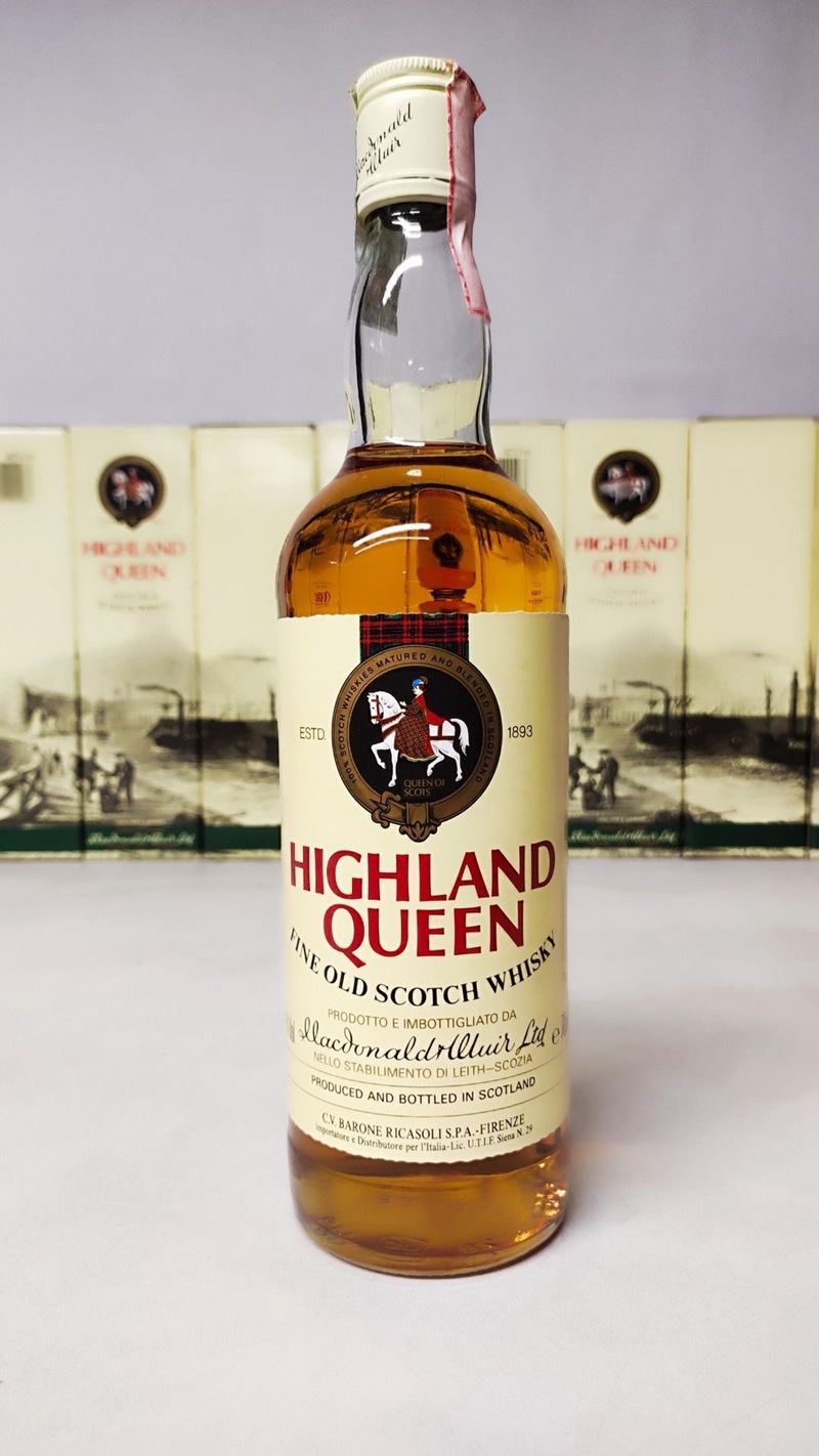 Highland Queen Fine Old Scotch Whisky Asta Wine and Spirits Cambi Casa d Aste